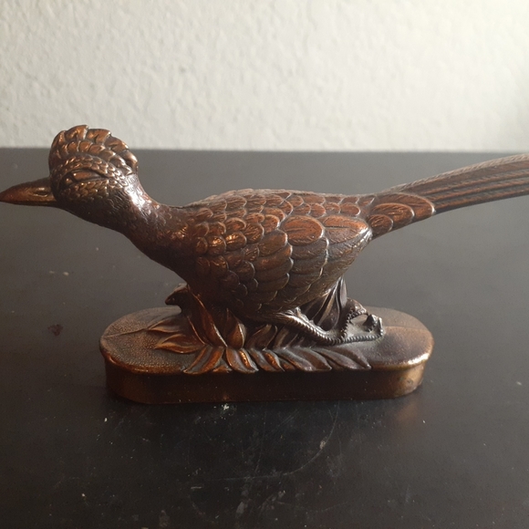 Art | Gorgeous Solid Copper 5 Road Runner Figurine | Poshmark
